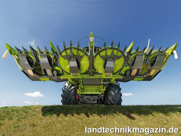 Neues reihenunabhängiges Claas Maisgebiss ORBIS 600 SD für kurze ...
