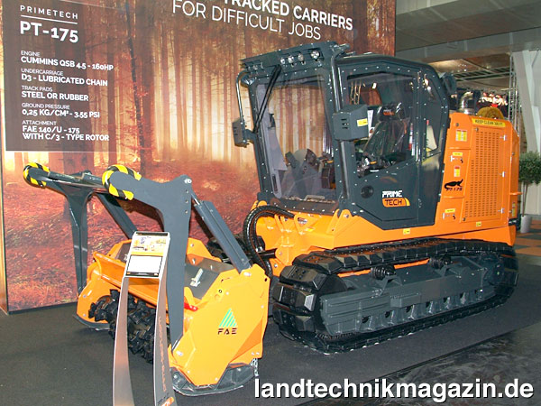 Bild 149: Der Primetech PT-175 ist ein Raupenfahrzeug mit 119/160 kW/PS ...