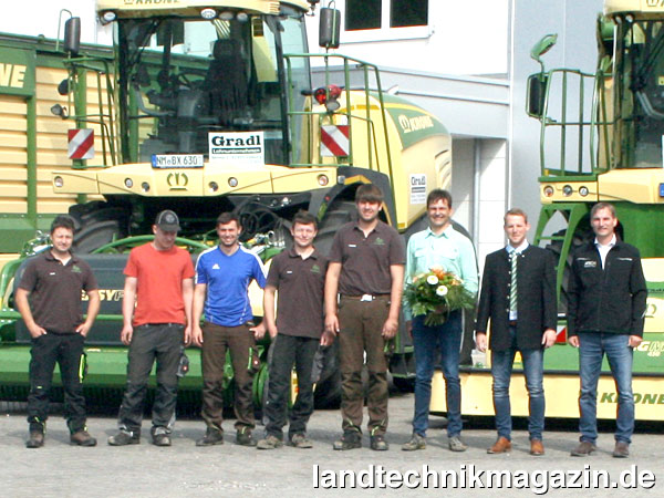 Lohnunternehmen Gradl erhält sieben Krone Maschinen - Landtechnik allgemein